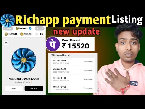 rich app telegram bot withdrawal proof | rich app payment proof | rich ...