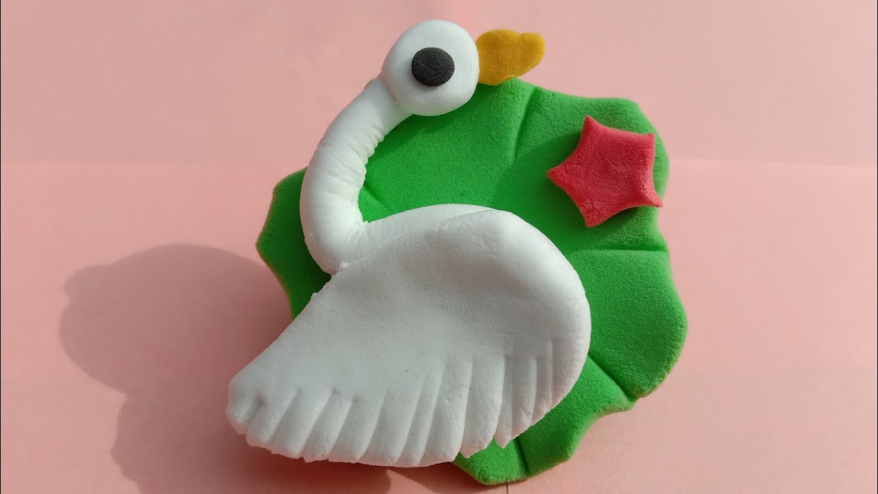 DIY Miniature Clay Duck | Duck Making Clay Crafts | Clay Cute Art Duck ...