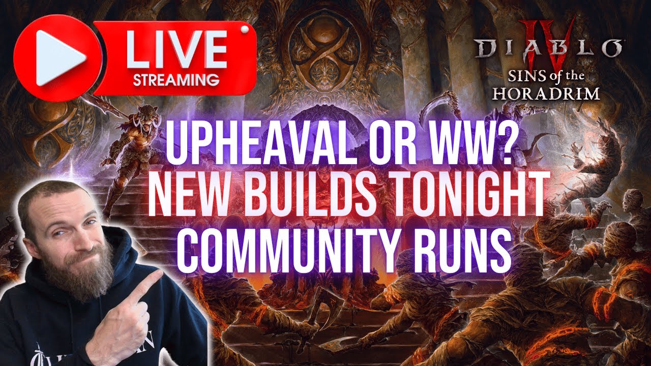 Upheaval or WW? | Community Runs !BUILD #diablopartner - YouTube