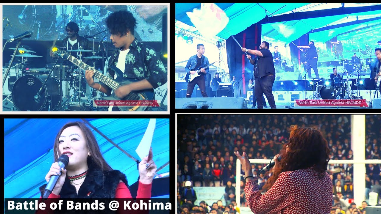 3 Great Live band performances at Kohima - YouTube