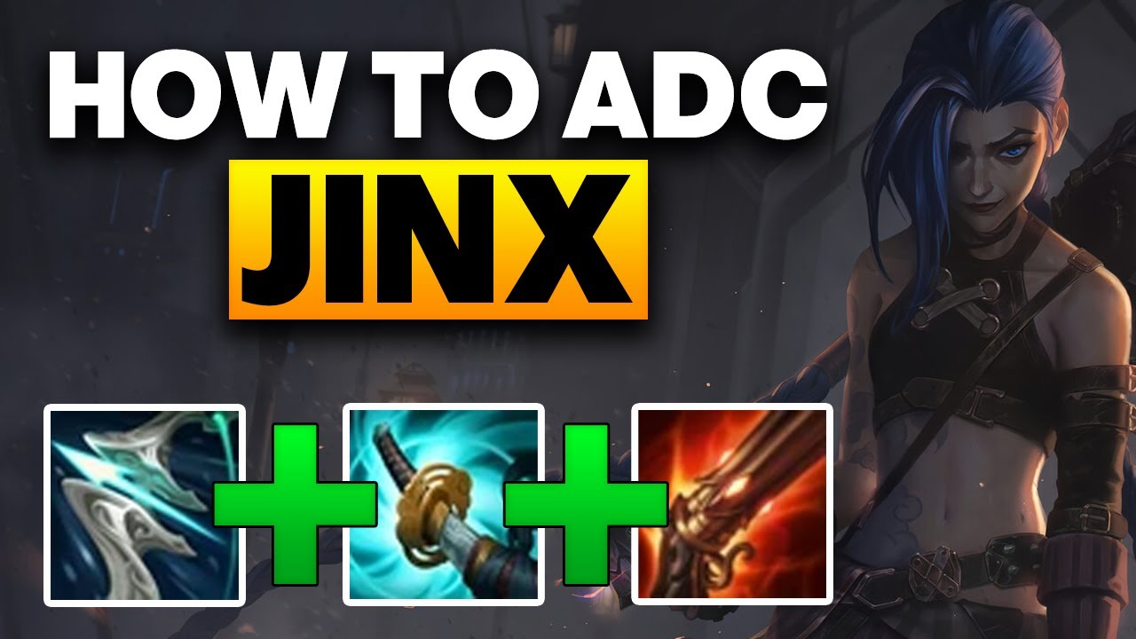 How to play Jinx in low Elo - Jinx ADC Gameplay - YouTube