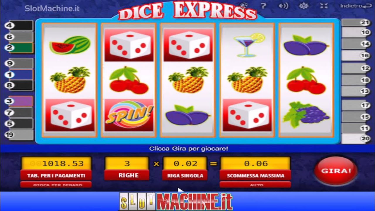 Dice Express Slot Machine Review - Slotmachine.it - YouTube