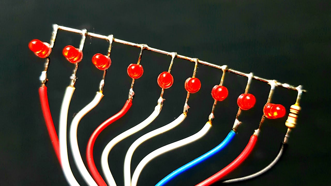 LED Chaser with RGB Effect, circuit - YouTube