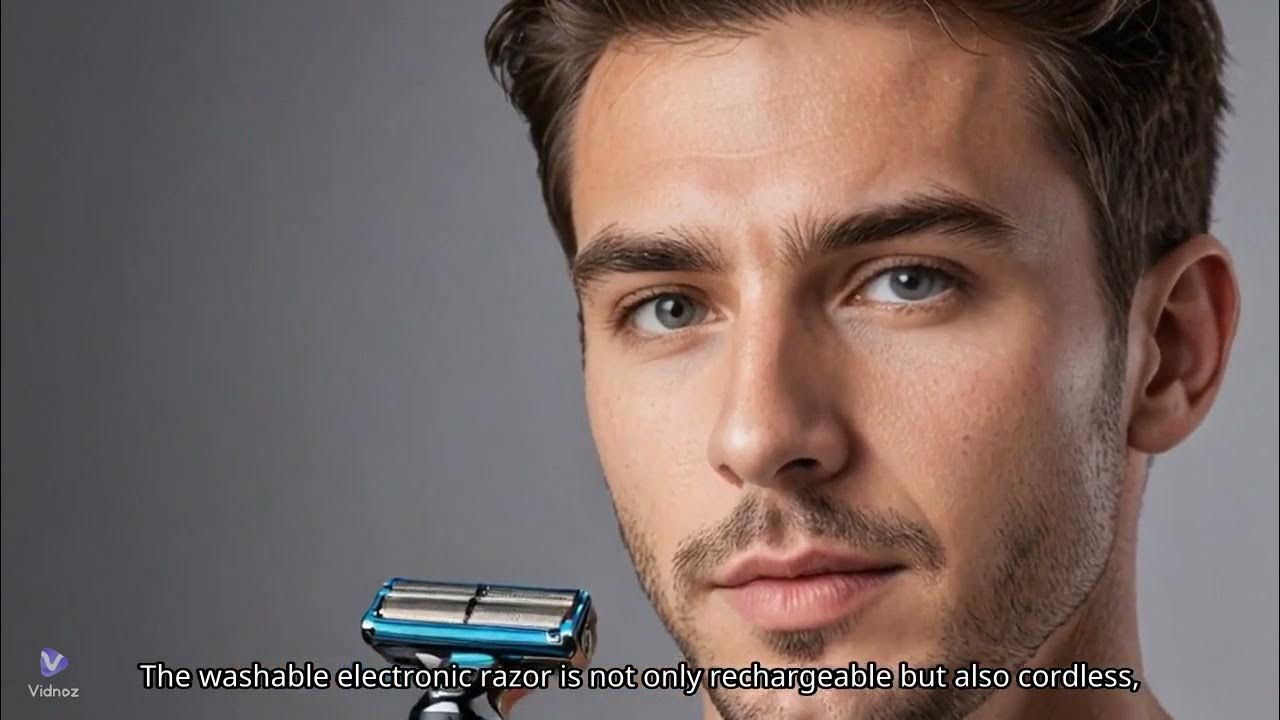 Electric Mini Travel Shaver for Men-Pocket Size Washable Electronic Razor - YouTube