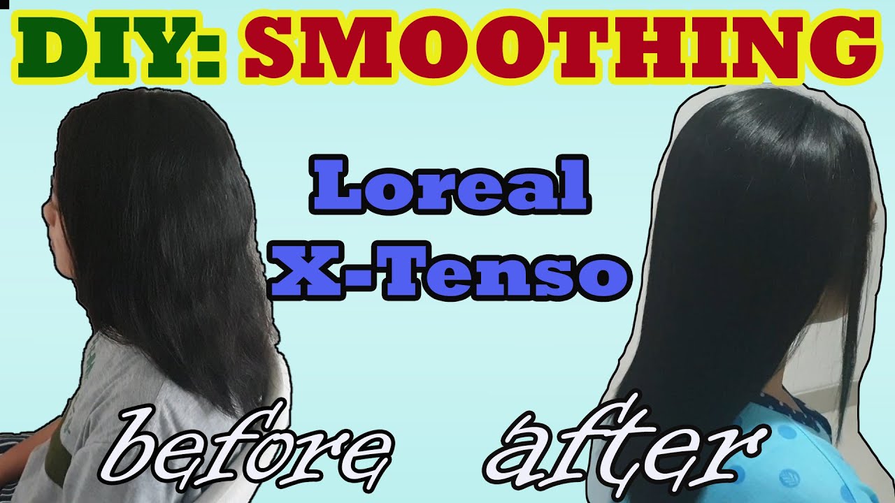 Cara Smoothing Rambut Keriting / Kribo dirumah dengan LOREAL Xtenso ...