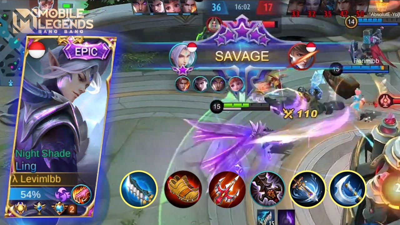 WITH THIS BUILD Your Ling Basic's Attack = SAVAGE!! | LING FASTHAND GAMEPLAY - Levimlbb - YouTube