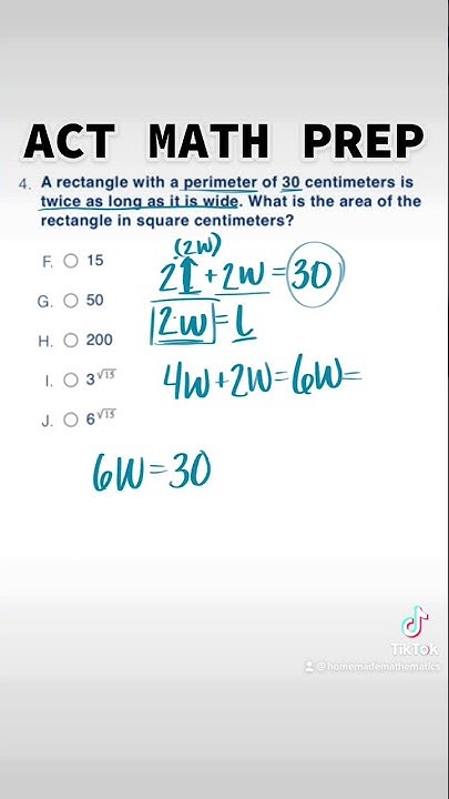 Write 2 Equations and Solve | ACT Math Prep Series Question 28 | ACT ...