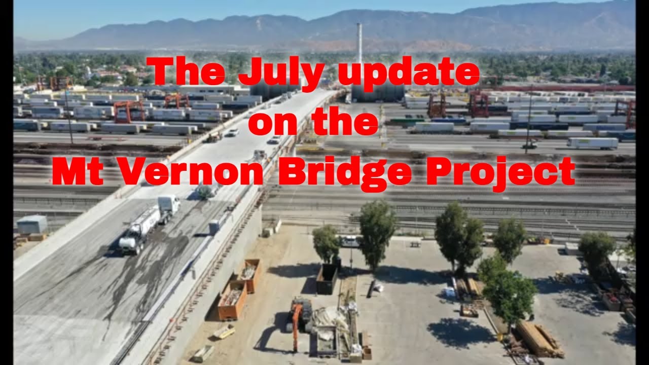 Mt Vernon Bridge Project update July 2025 #recoveryonedrone # ...