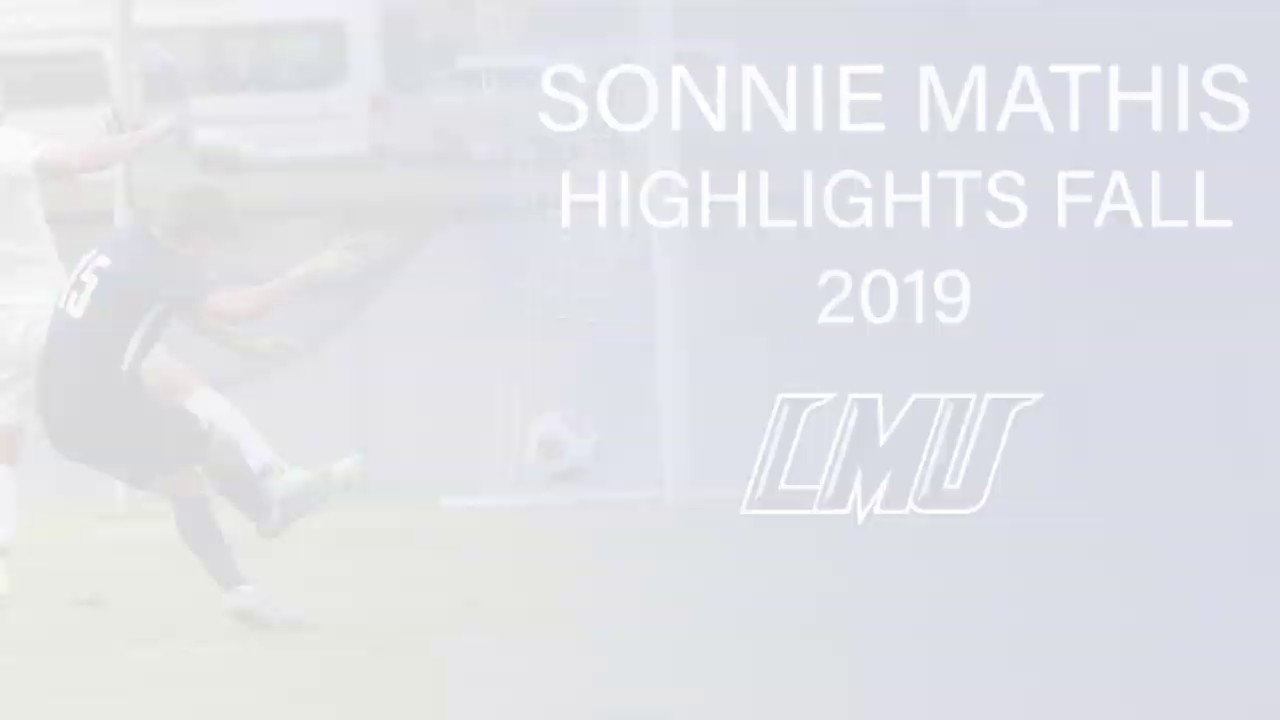 Sonnie Mathis Highlights Fall 2019 - YouTube