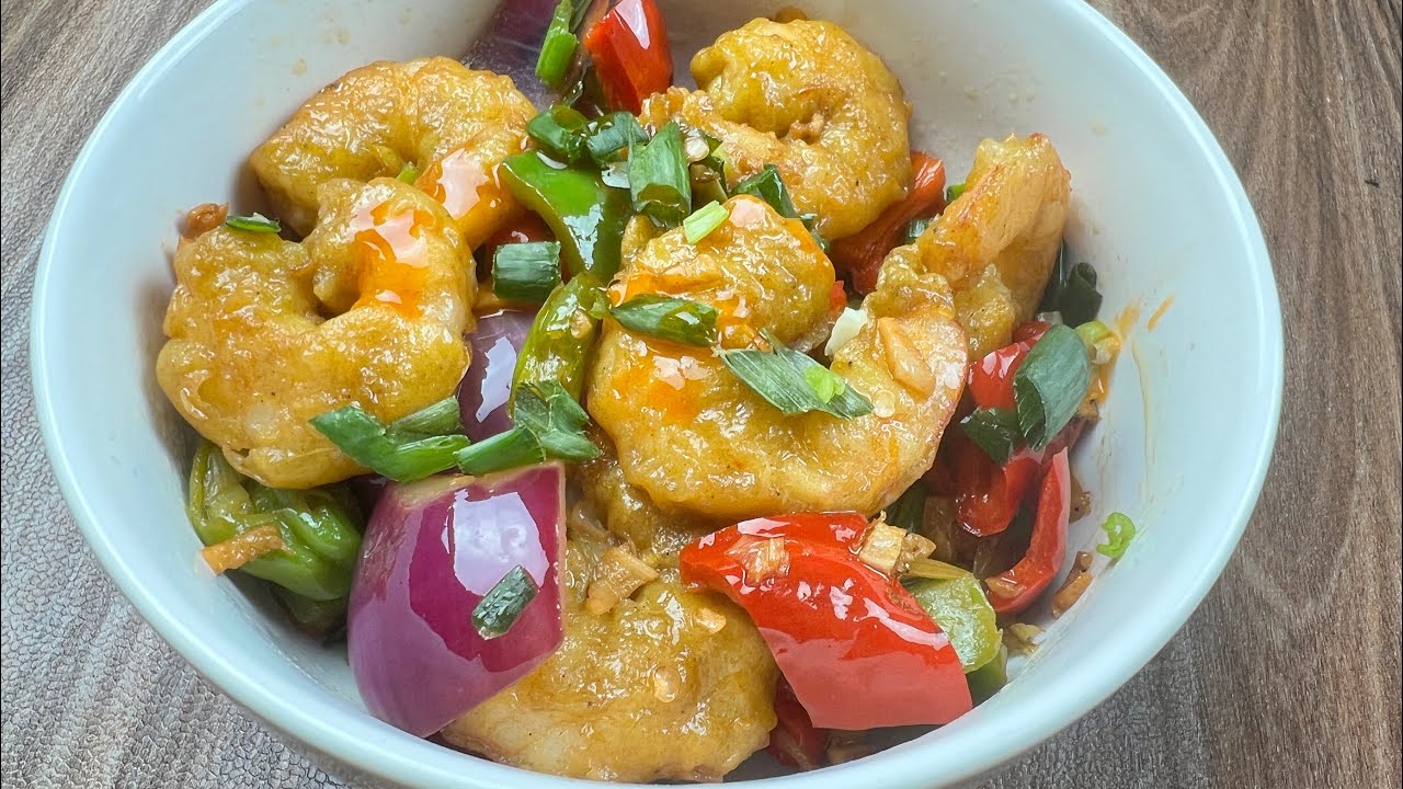 CHILLI PRAWNS RESTAURANT STYLE | CHILLI GARLIC PRAWNS | CHILLI PRAWNS ...