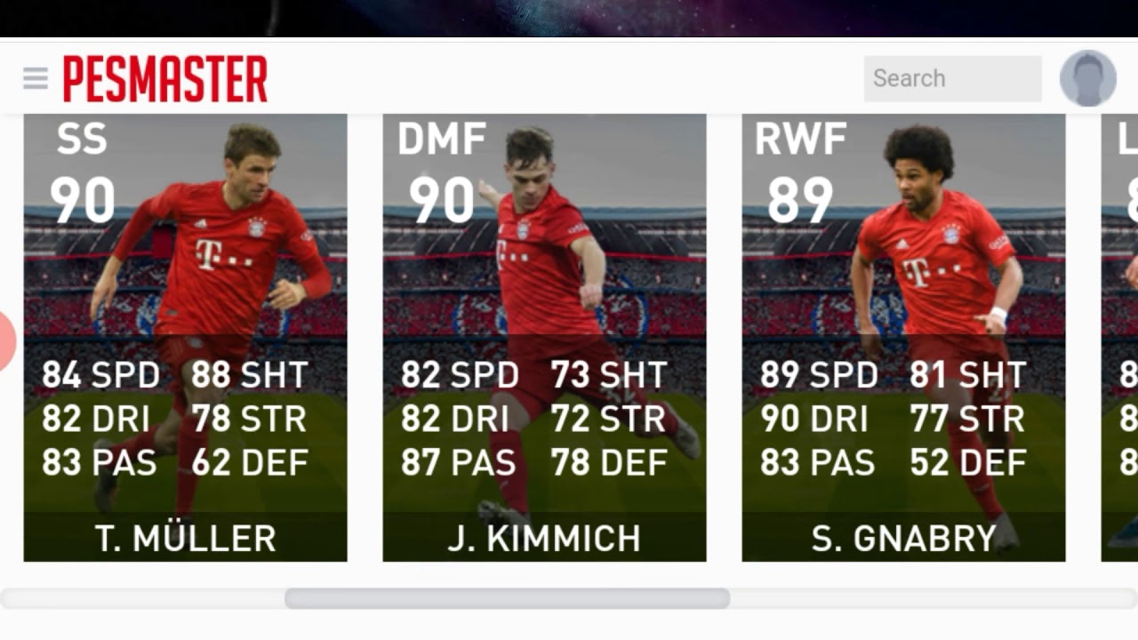 Inilah max level pemain club selection pes 2020 mobile senin 01-09-2020 ...