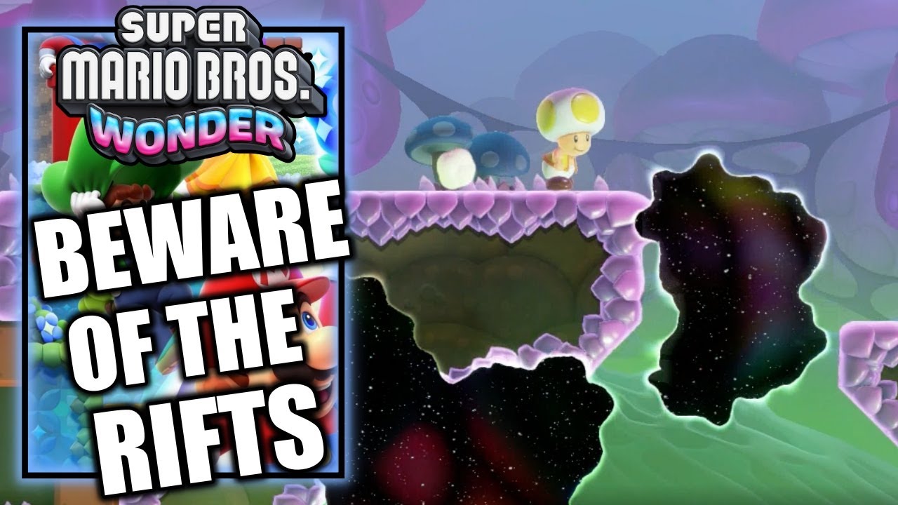 Super Mario Bros Wonder - Beware of the Rifts - 100% All Wonder Seeds ...