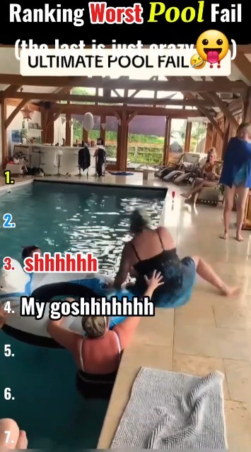 RANKING WORST POOL FAILS #shorts - YouTube