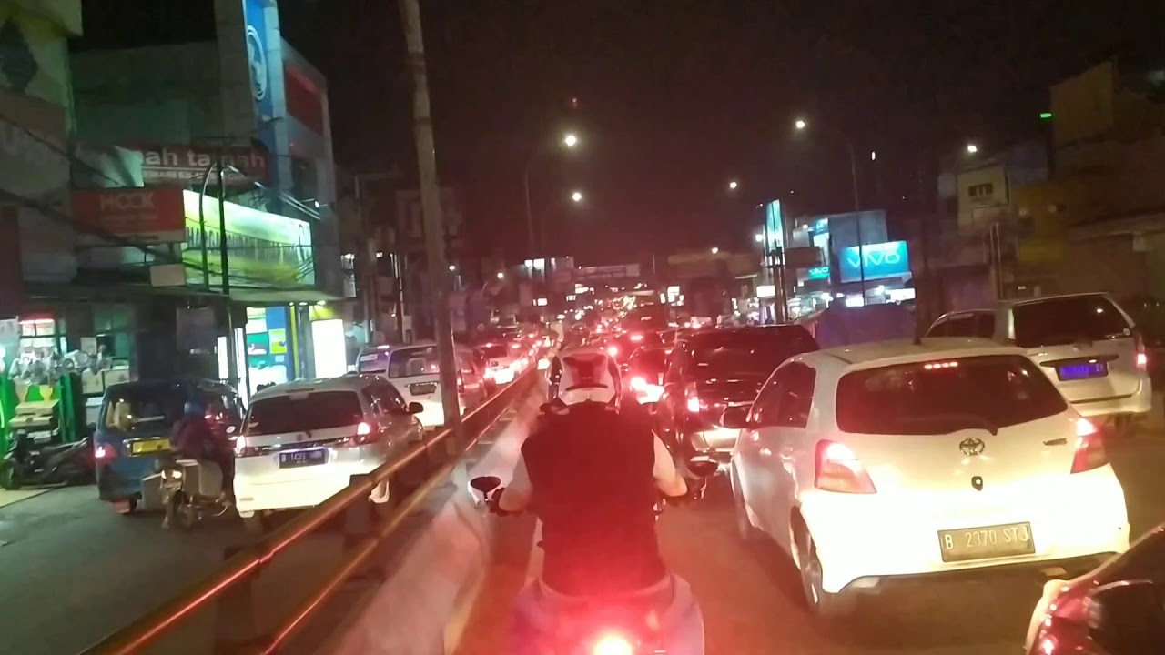 Indahnya Flyover Ciputat dan Flyover Gaplek di Malam hari. - YouTube