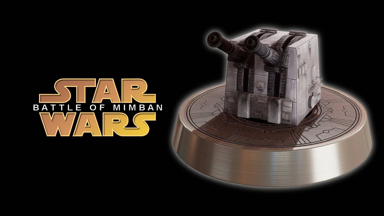 Pinball FX 💫 Star Wars Pinball: Battle of Mimban Turret Figurine Trophy ...