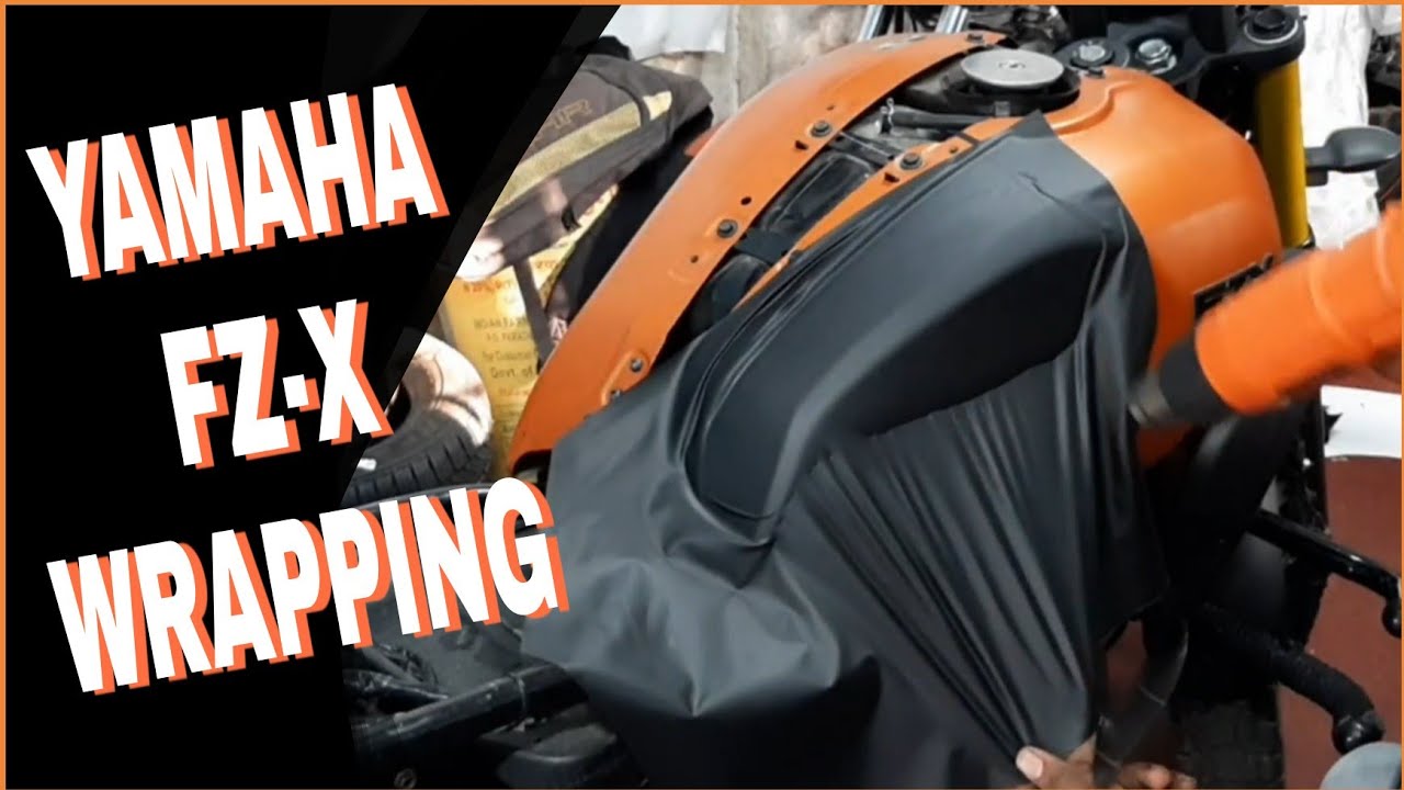 yamaha fz-x wrapping # yamaha fz wrapping #smartzdetailers - YouTube