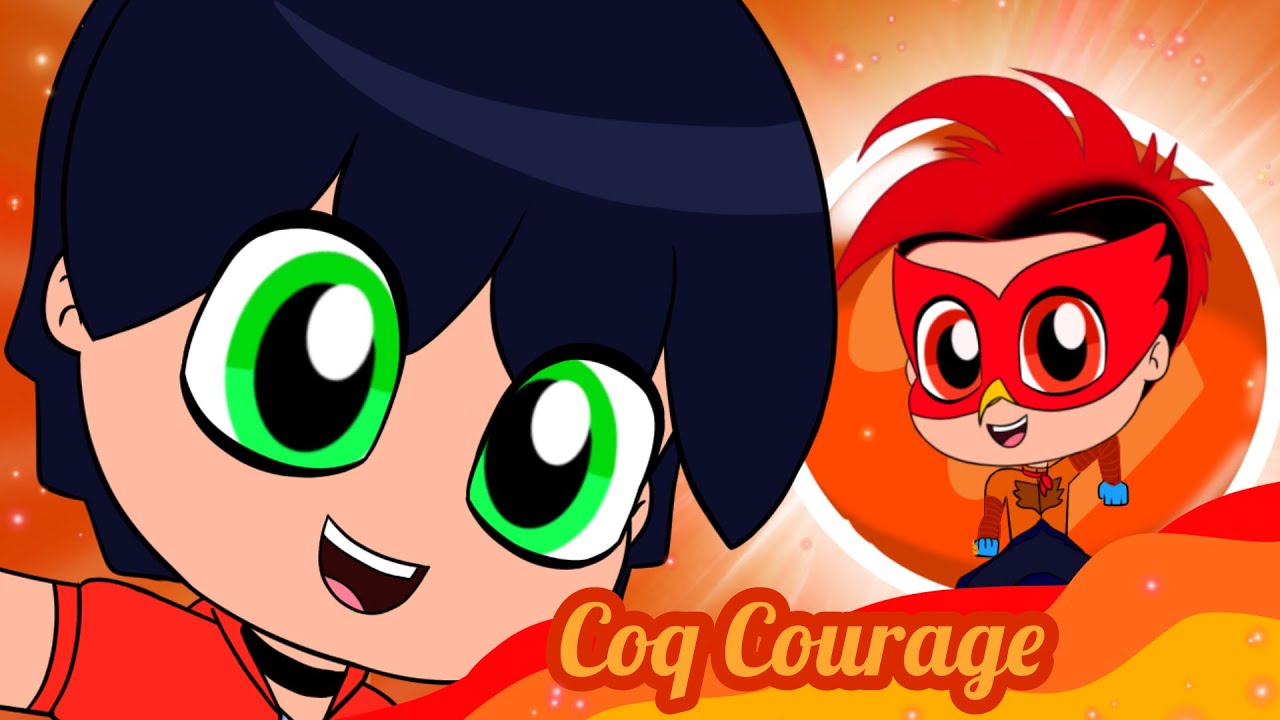 A Transformação do Coq Courage Chibi (Fan Animation) Miraculous LadyBug ...