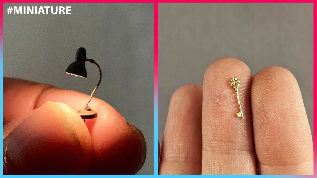 Tiny art works by miniature artist 25 | Tiny Section - YouTube