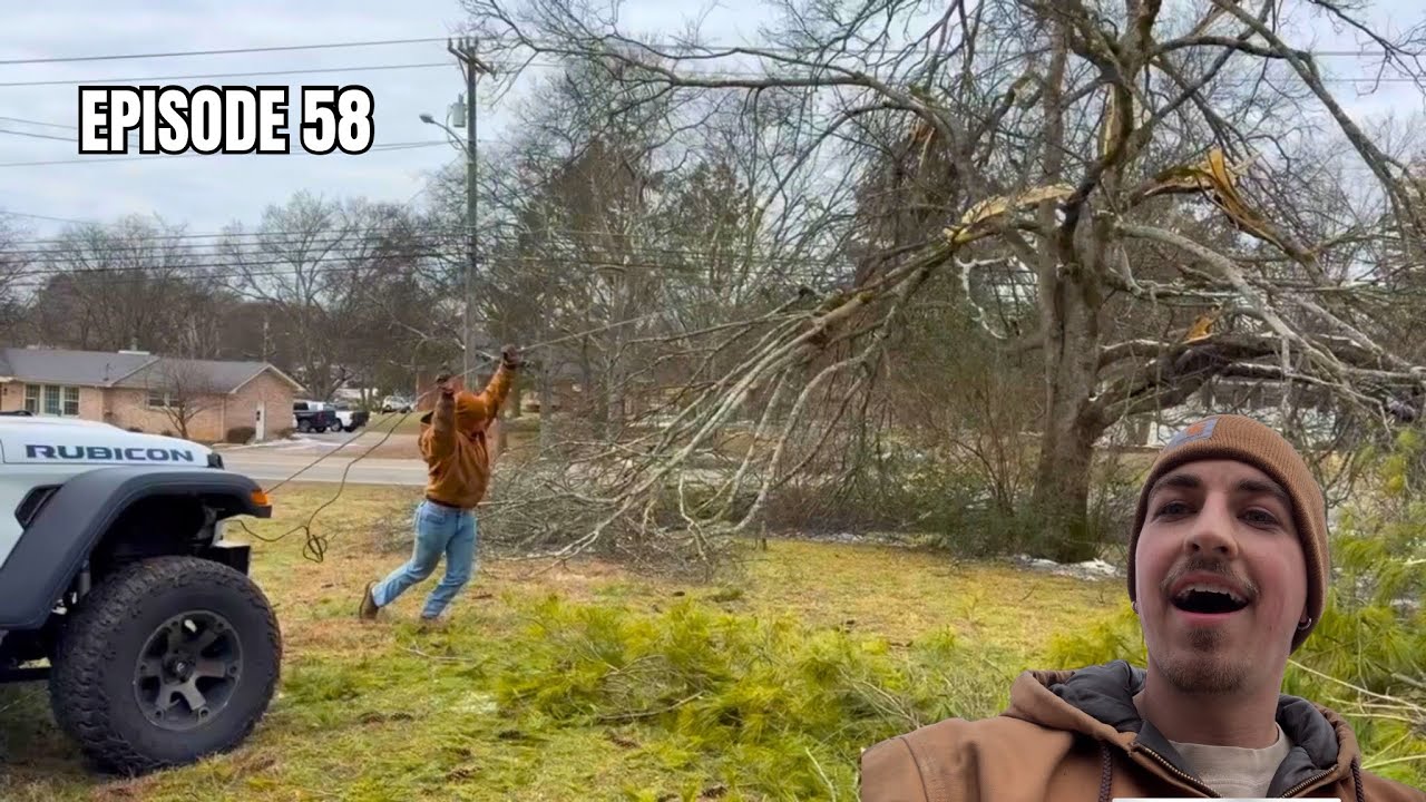 Redneck way to safely get your tree limbs down, but it works - ep 58…2. ...