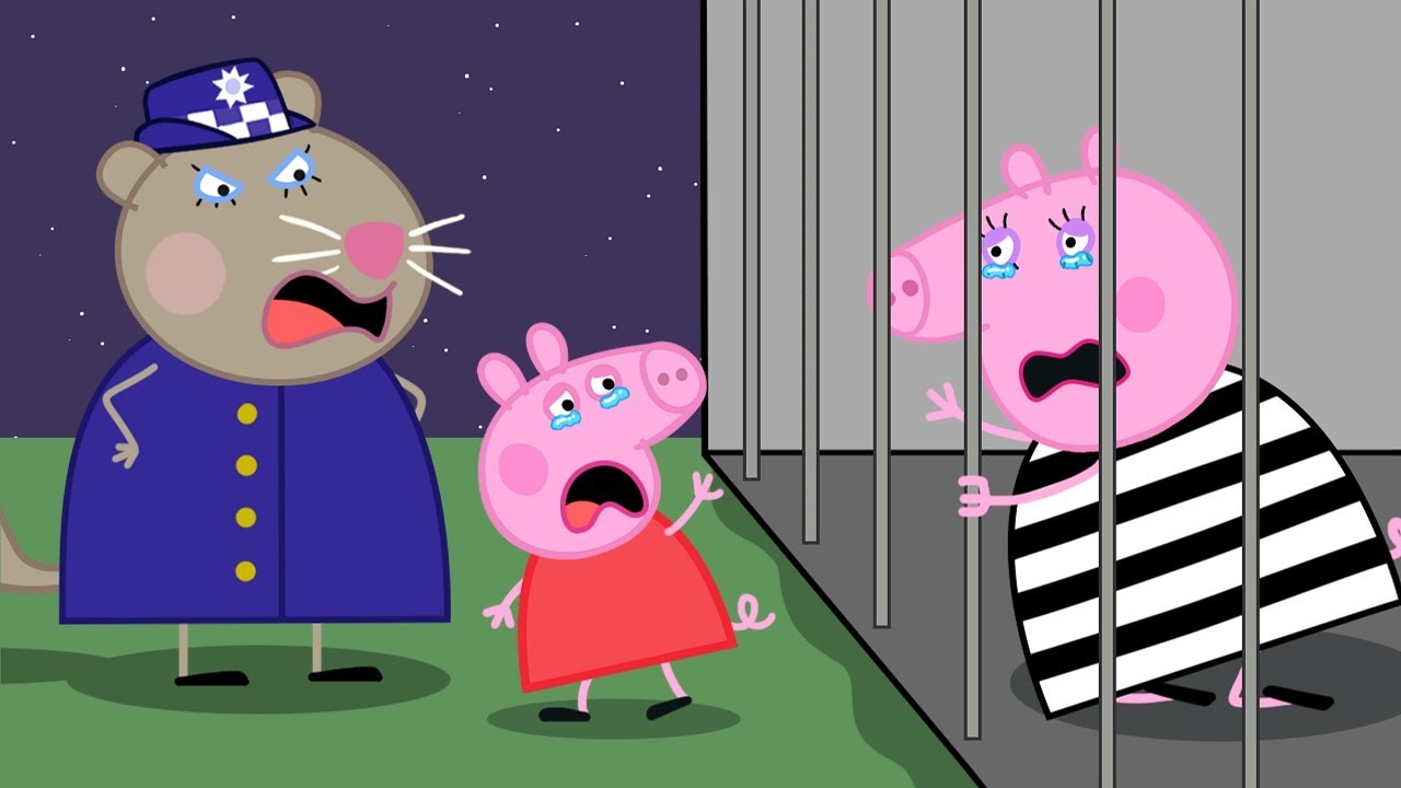Shocking Mistake, Mummy Pig goes to jail?? | Peppa Pig Funny Animation ...