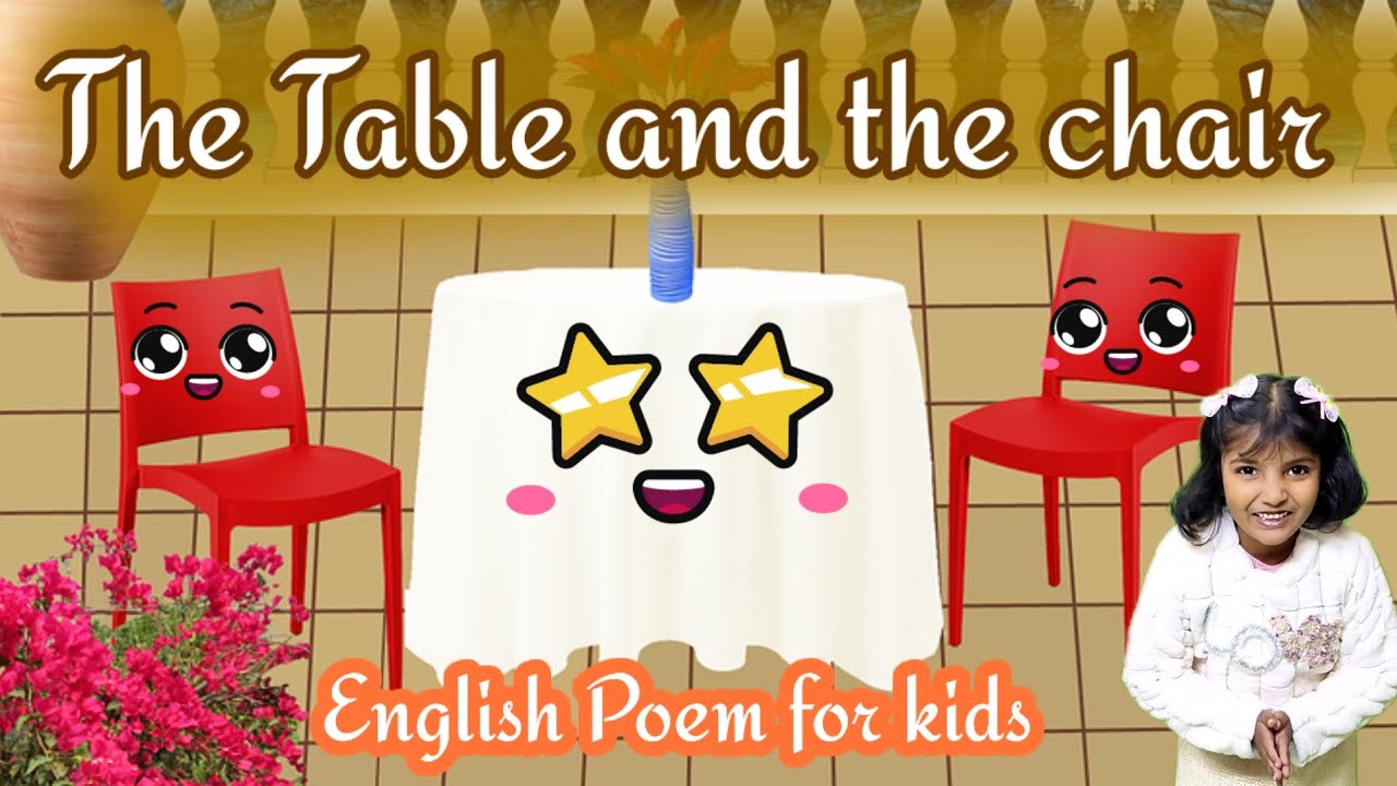The Table and the chair English poem for kids/ Poem by Edward Lear/# ...