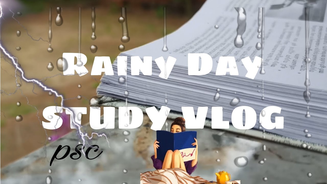 KPSC STUDY VLOG||A Rainy day ||#selfstudypsc #studyroutine #study # ...