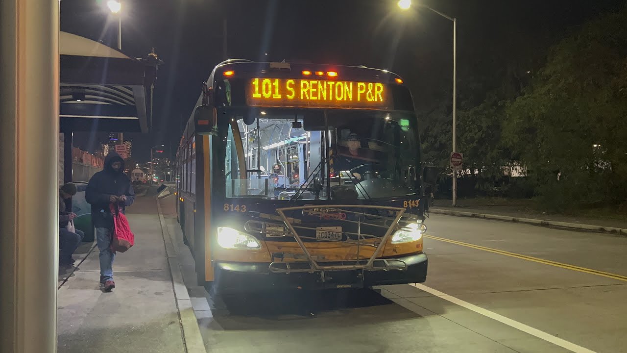 Sound Transit & King County Metro Buses @ Sodo Busway & Spokane St 11 ...