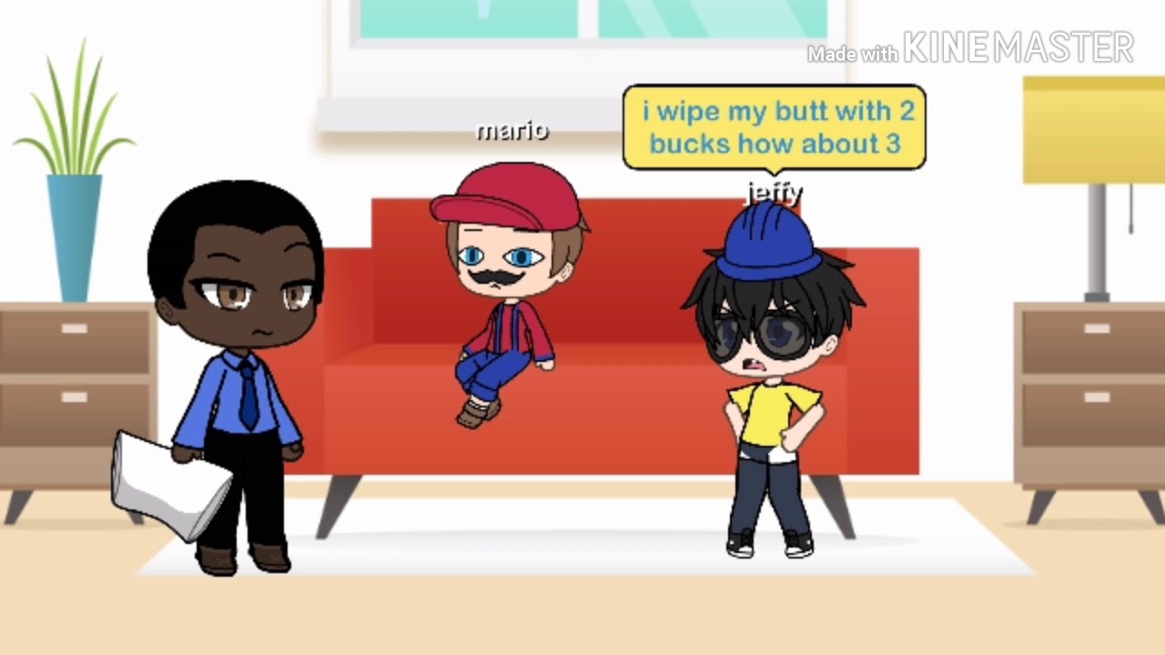 Sml: jeffy's yard sale(gacha life version) - YouTube