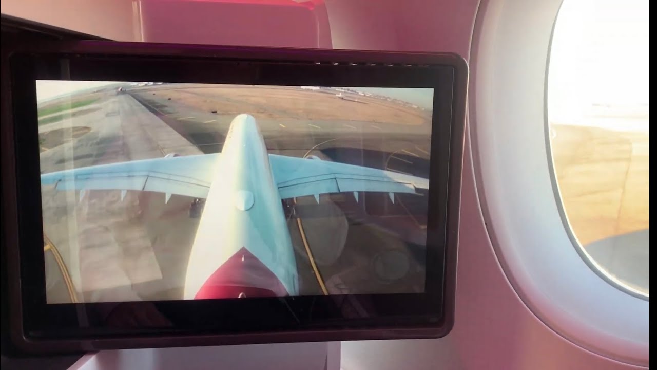Virgin Atlantic first class flight from London to New York - YouTube