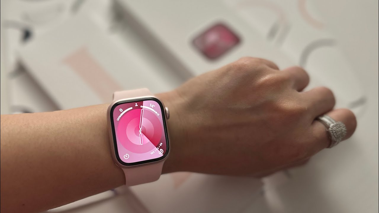 Unboxing Pink Apple Watch Series 9 - YouTube