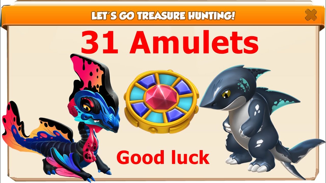 31 Amulets in Cassowary and Megalodon Primal event-Dragon Mania legends ...
