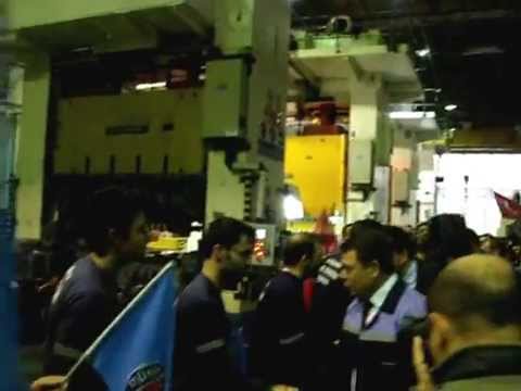 GENEL BAŞKANIMIZIN COŞKUNÖZ METAL A.Ş. İŞYERİ ZİYARETİ. 1