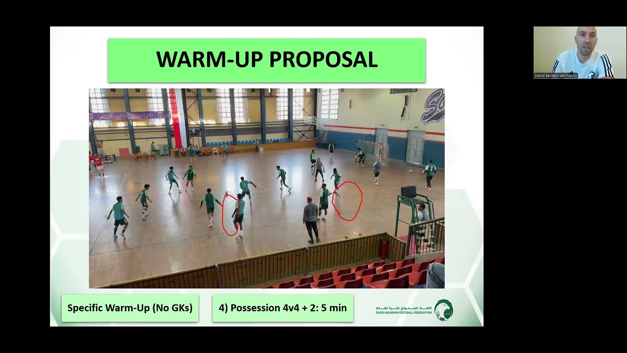 Futsal Match Warm-up Proposal - YouTube
