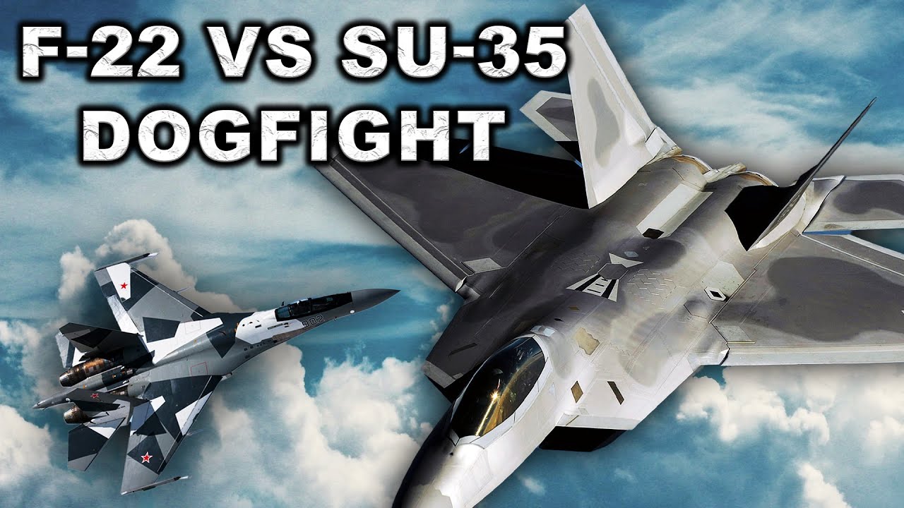 F-22 Raptor vs. Su-35 Flanker Dogfight | DCS World Thrust Vectoring ...