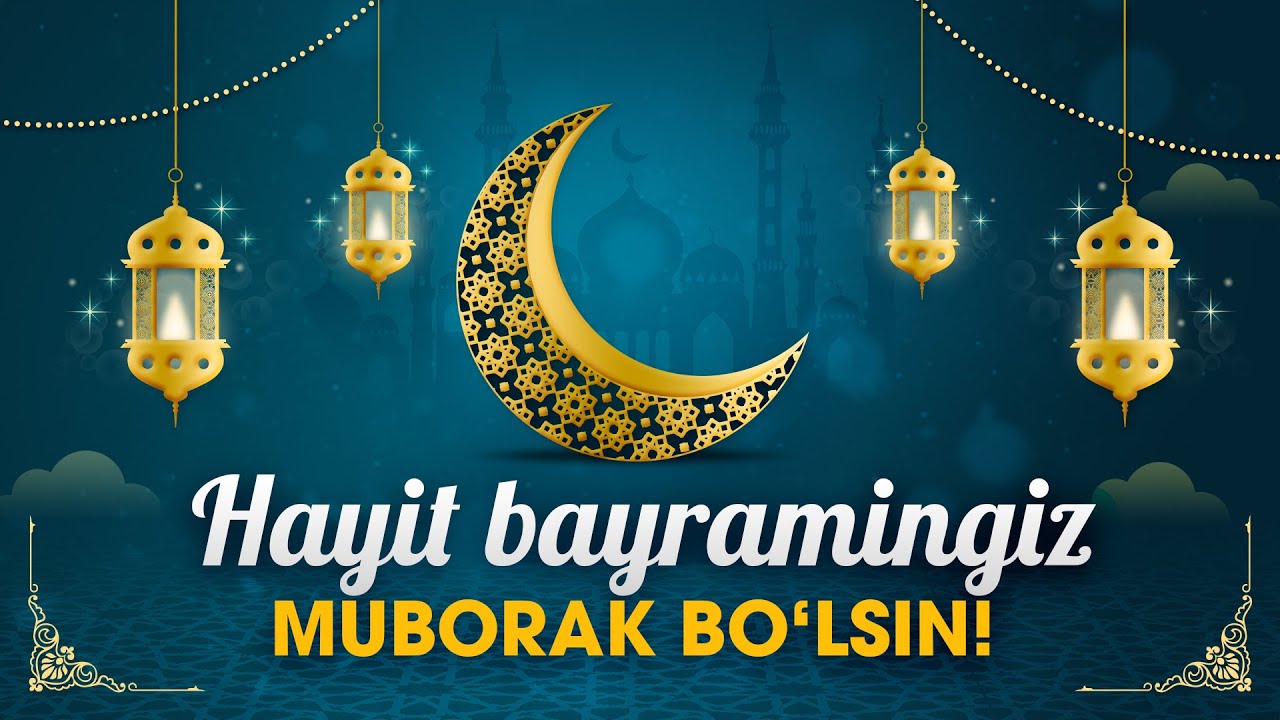 Ramazon Hayiti bayram tabrigi! | Barcha ustozlarimiz ishtirokida ...