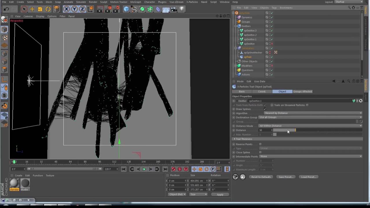 Cinema4d / Xparticles / Arnold Render = Speedtimelapse Tutorial - YouTube