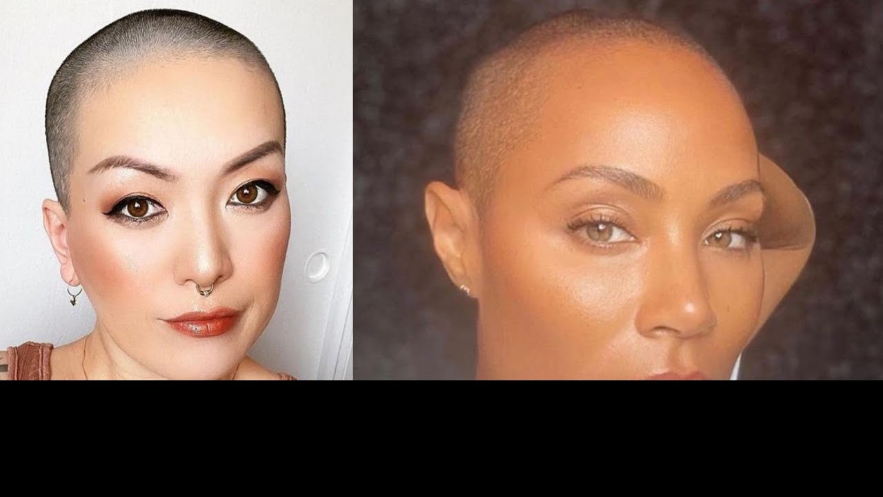 Kitchen Barberette sahves Tracy's head bald full shaved haircut videos ...