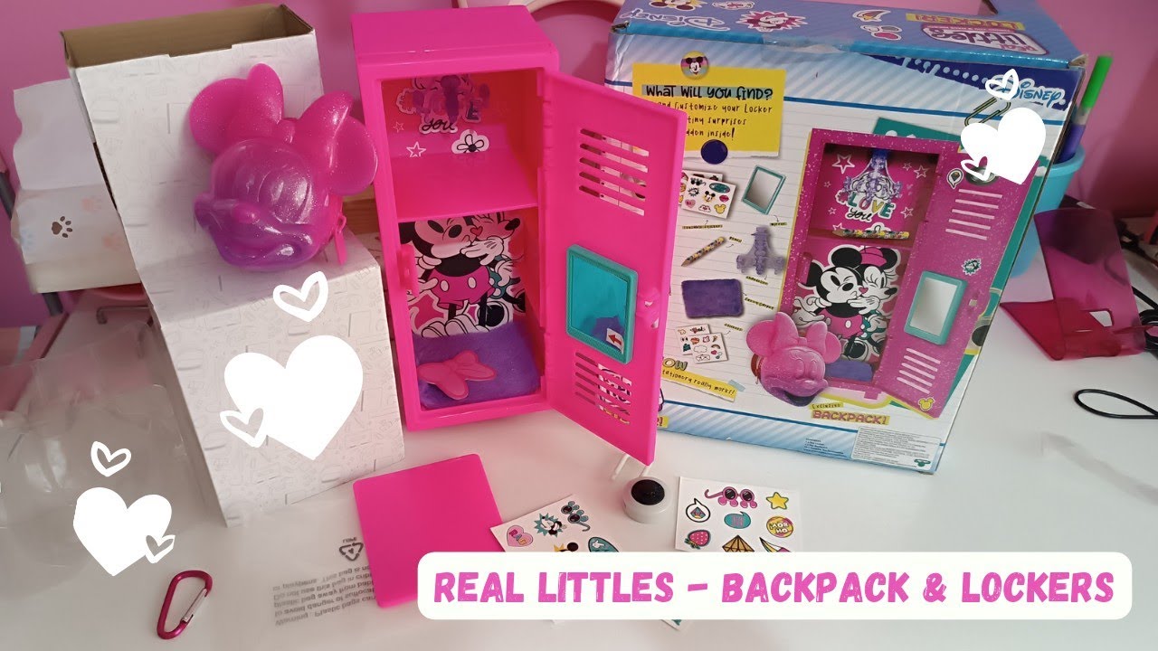 UNBOXING MINI LOCKER DISNEY - REAL LITTLES - YouTube