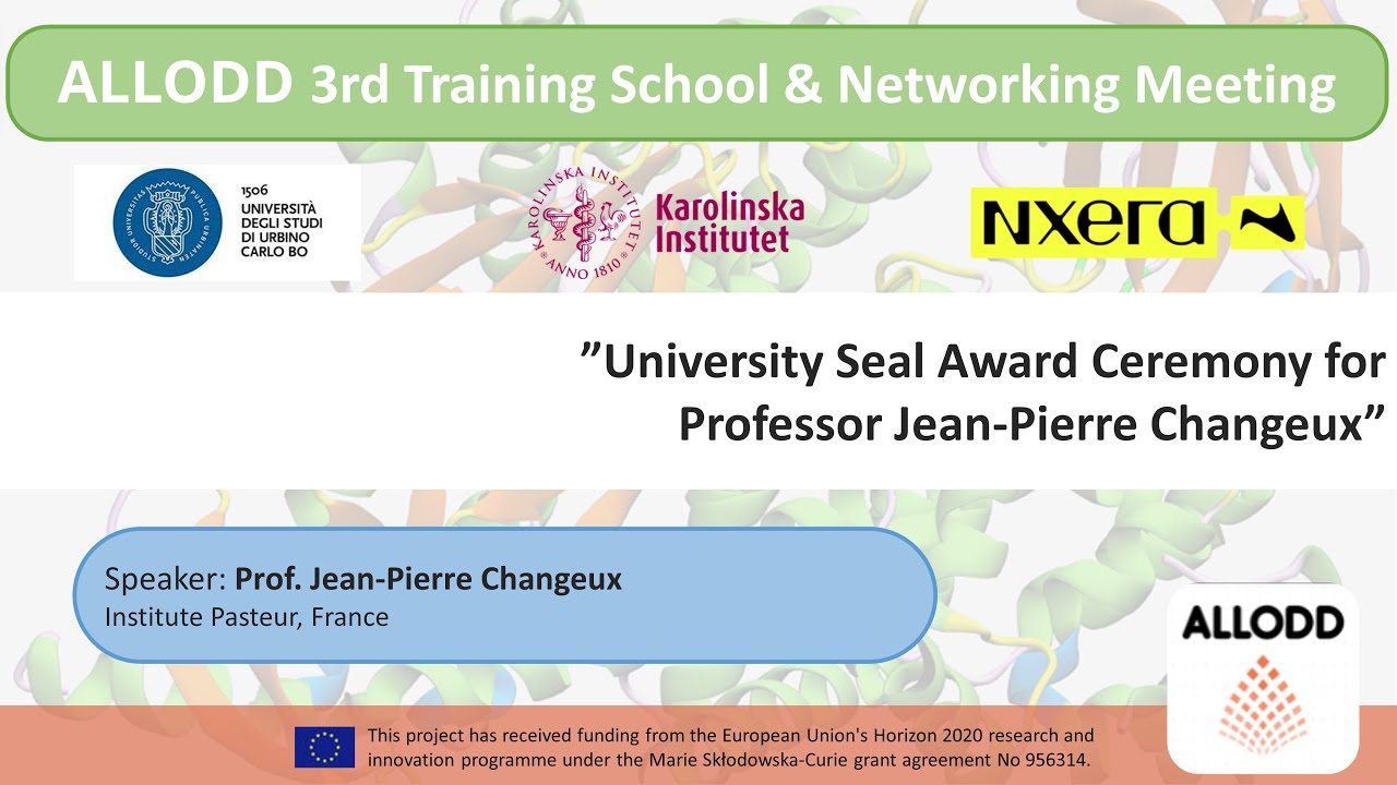 University Seal Award Ceremony for Professor Jean-Pierre Changeux - YouTube