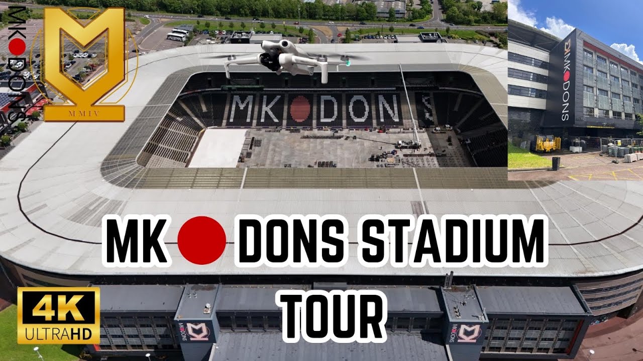 Stadium MK ground tour and drone DJI MINI4 PRO #drone #djimini4pro # ...