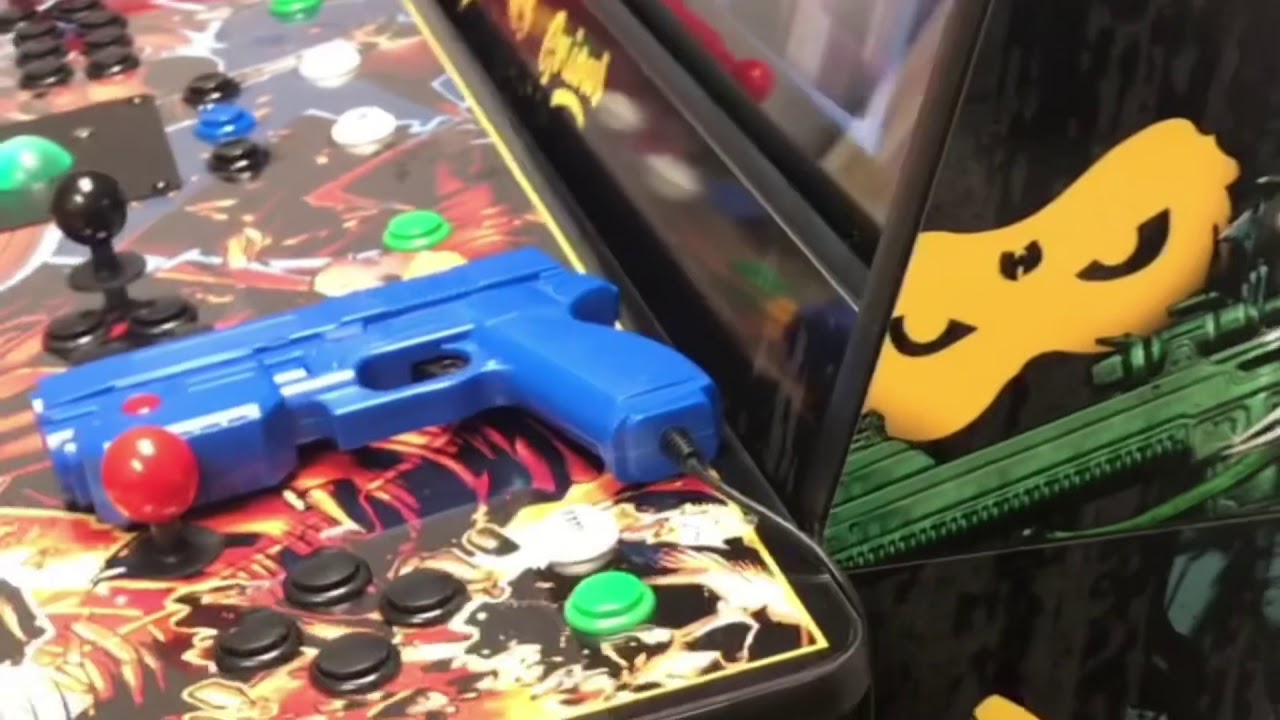 Custom Wu-Tang Arcade Machine with Guns! 10,000+ Games - YouTube