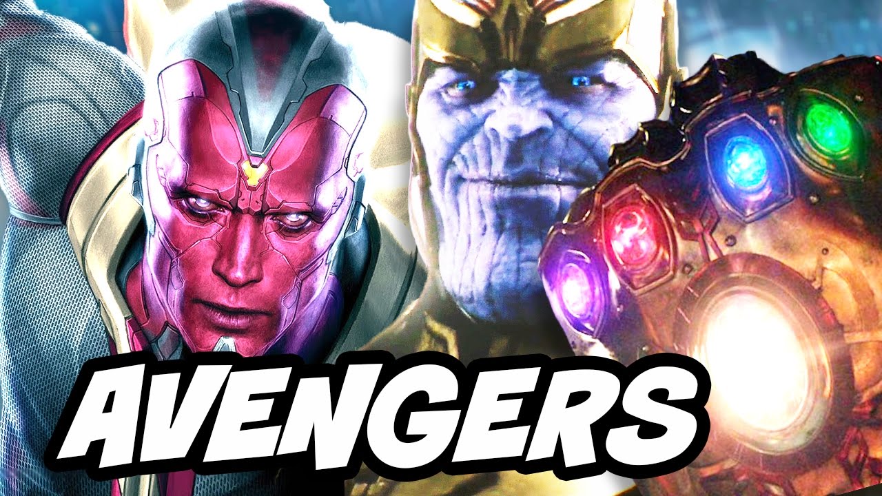 Avengers Infinity War Vision vs Thanos Black Order BTS Scene Explained ...