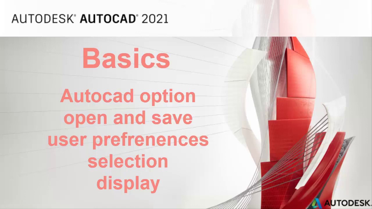 03- Autocad Option شرح قائمة OPTION - SELECTION - في برنامج الاوتوكاد ...