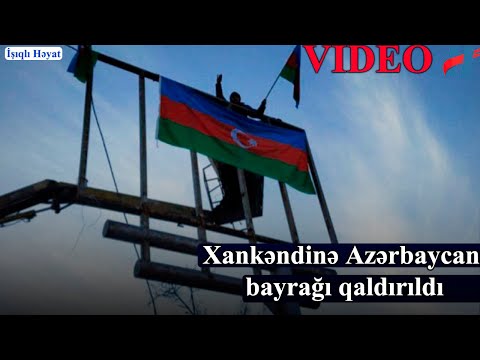 Sülhməramlıların başının üstündə Azərbaycan bayrağı qaldırıldı