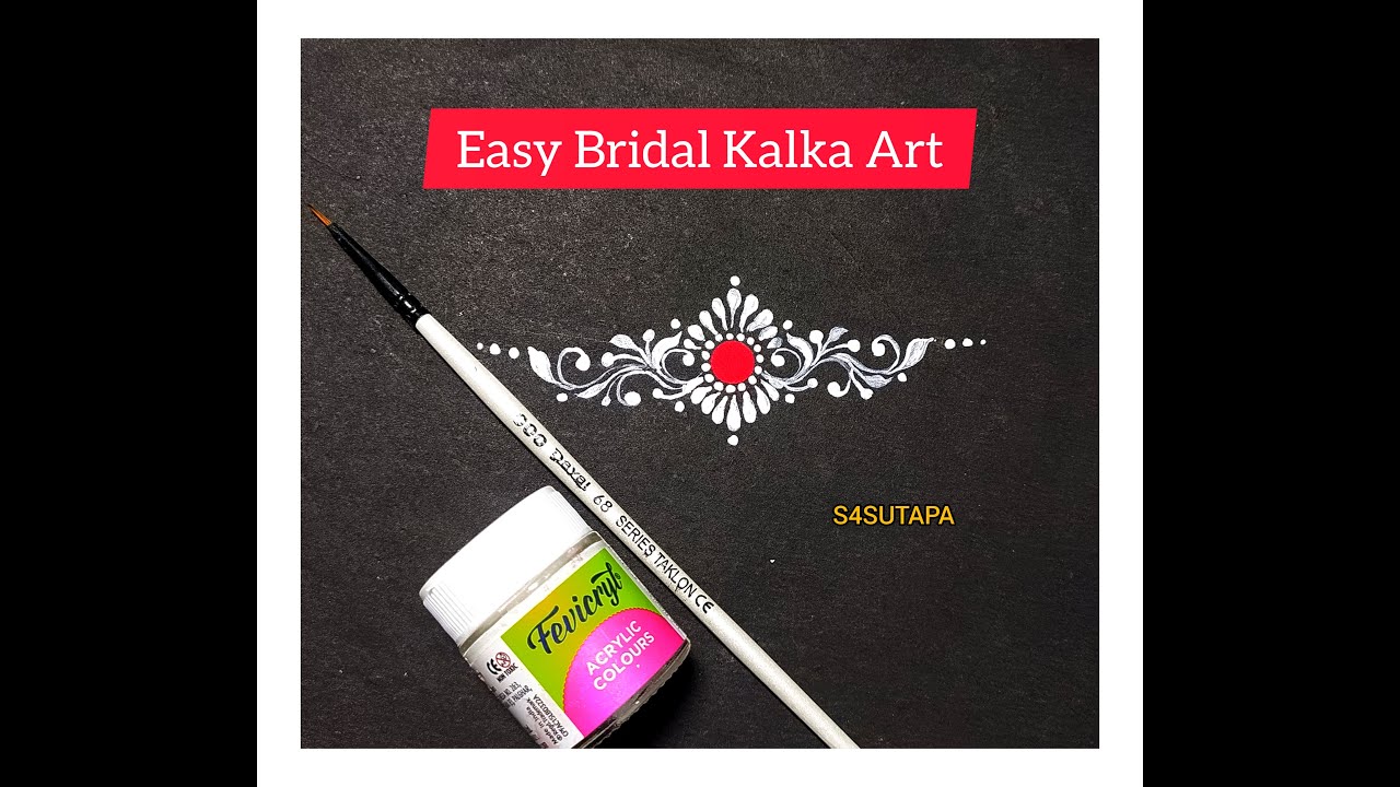 Easy Kalka Design For Beginners ll Chandan/Bindi Art ll Forehead Kalka ...