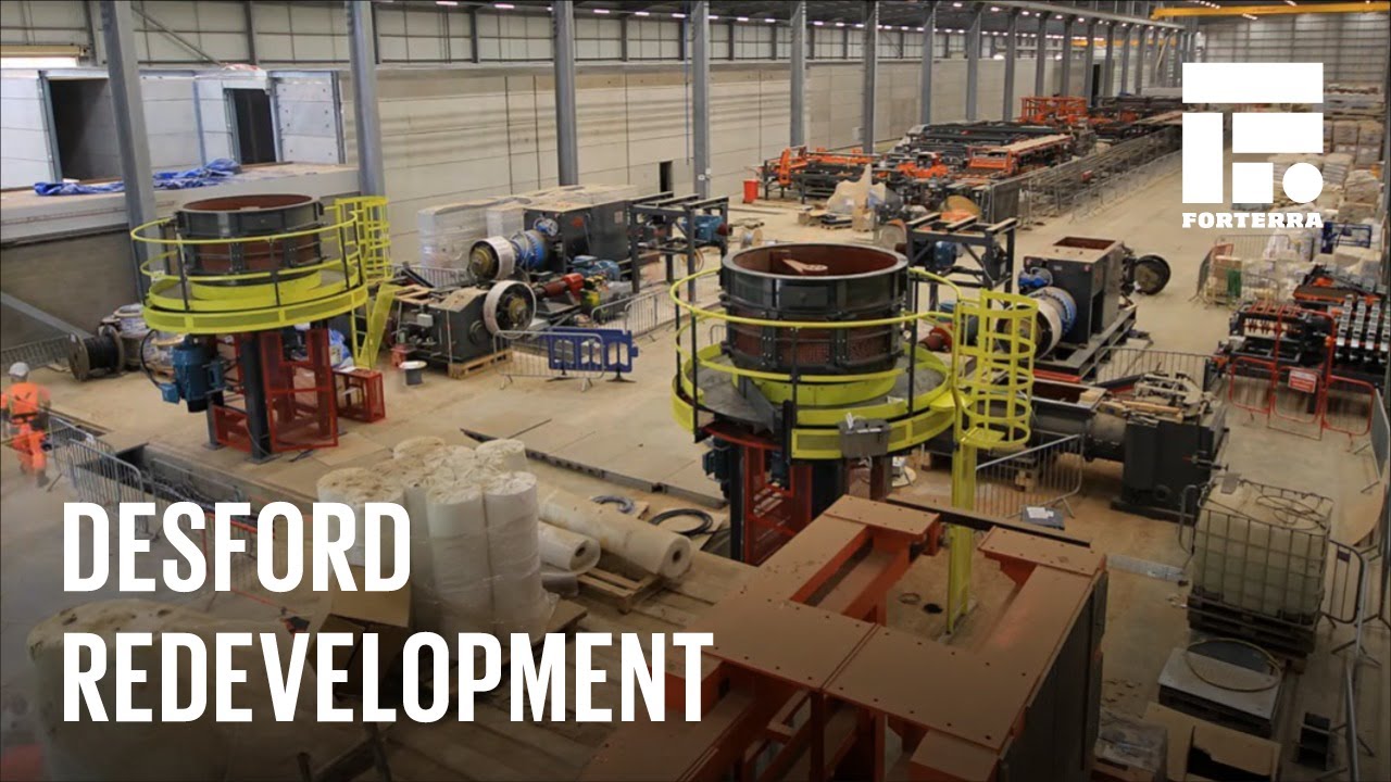 Forterra's Desford Facility Transformation - May - June 2022 - YouTube