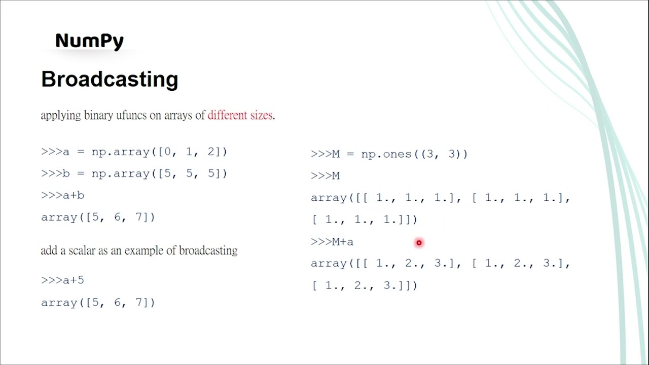 Data science L2-3 numpy Ufuns - YouTube