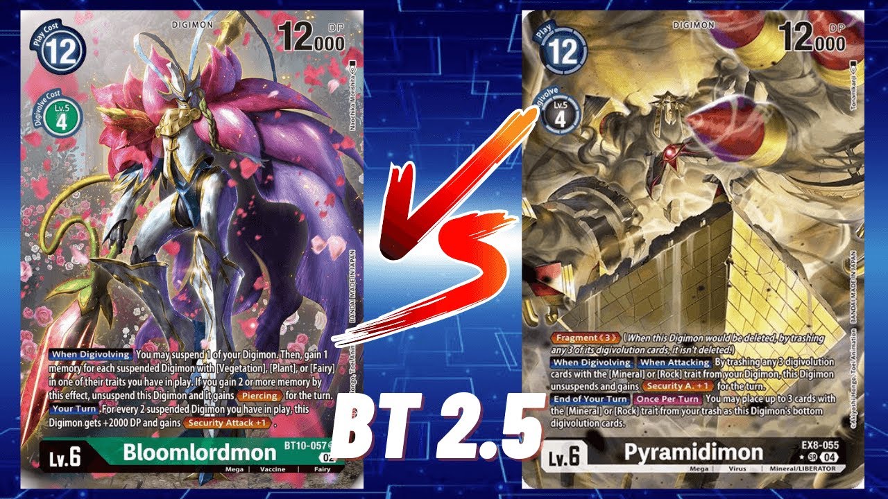 DIGIMON TCG BT 2.5 Local Match : Bloomlordmon Vs Pyramidimon Round 3 ...