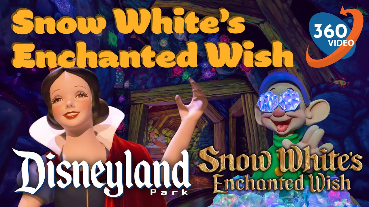 Snow White's Enchanted Wish Full Ride- 360° video - 6.1K | Disneyland ...