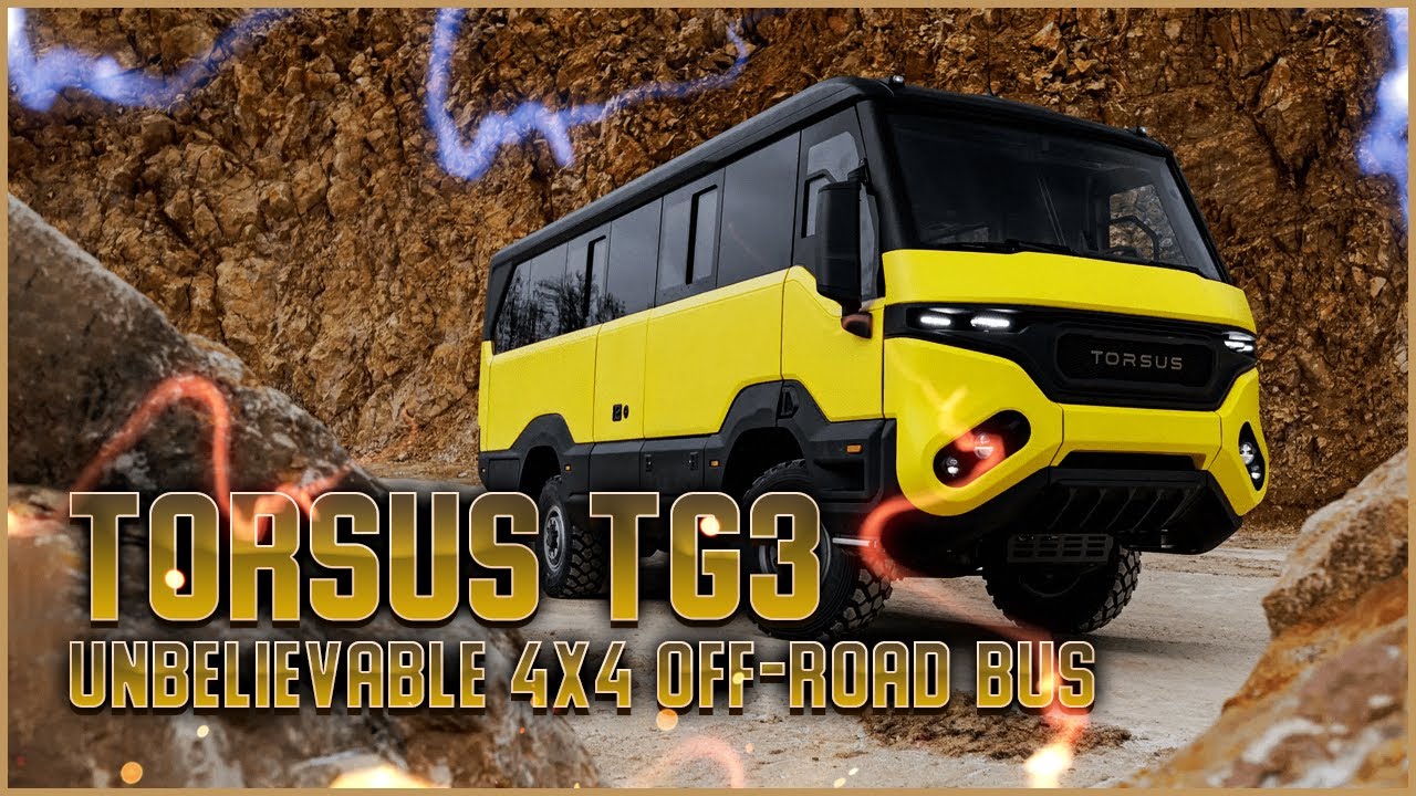 Torsus Praetorian TG3: The World's Most Extreme Off-Road Bus - YouTube